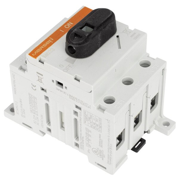 M633, UL508 Disconnect switch, 60A, 600VAC | FactoryMation