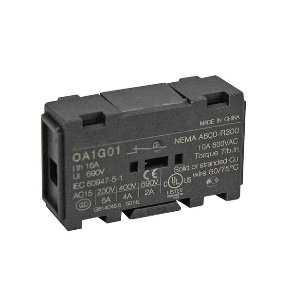OA1G01, auxiliary contacts, NC | FactoryMation